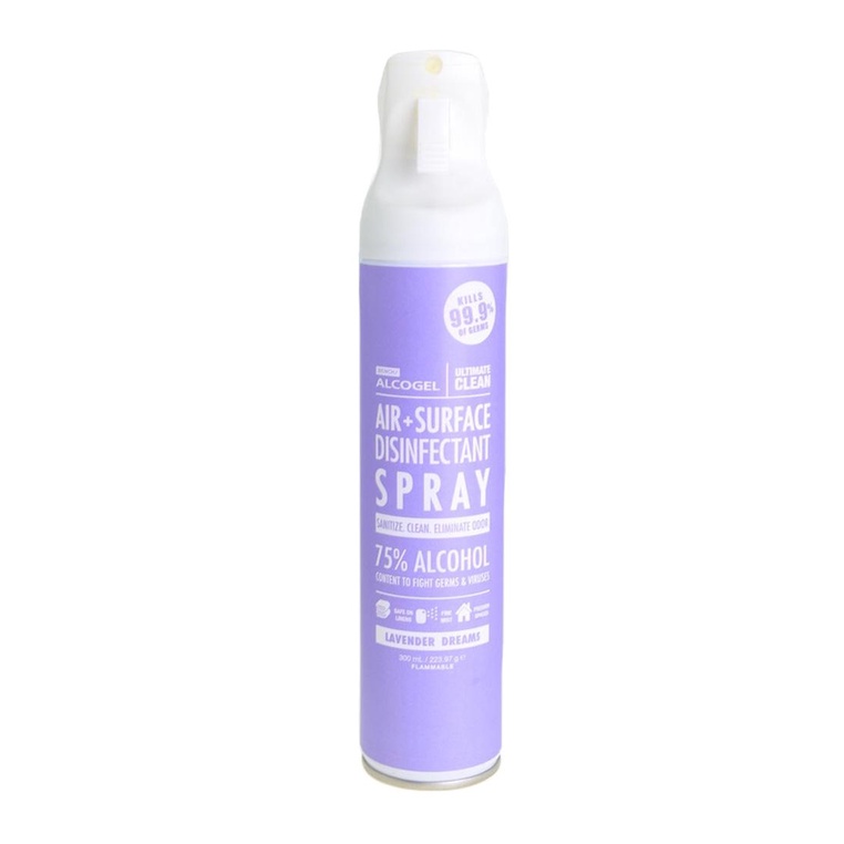 Bench/ Alcogel Air+Surface Disinfectant Spray CPV0300B - 300ml ...