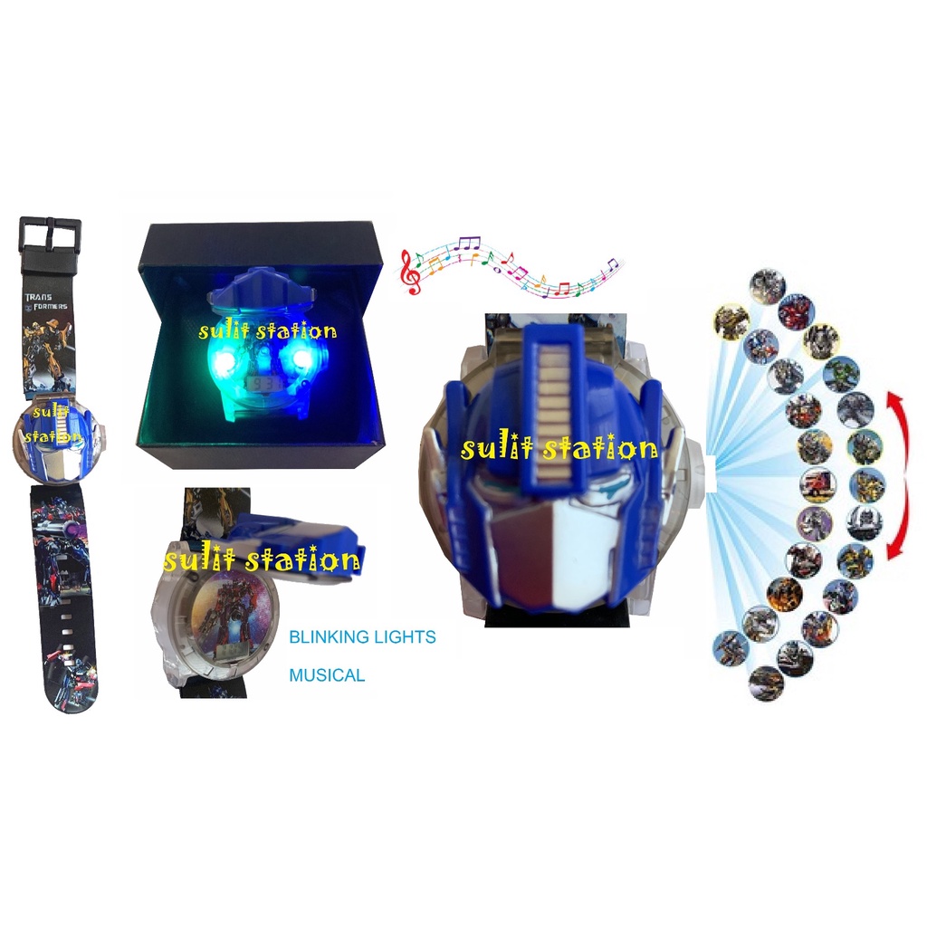 4in1 AUTOBOT ROBOT CHARACTER MUSICAL 3D LED LIGHTED PROJECTOR KIDS ...