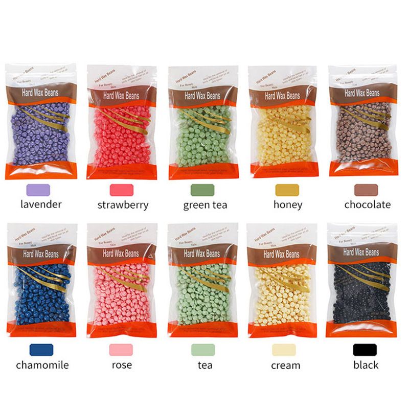 【Local stock】500g Hard Wax Beans Pebble Wax Body Hair Removal | Shopee ...