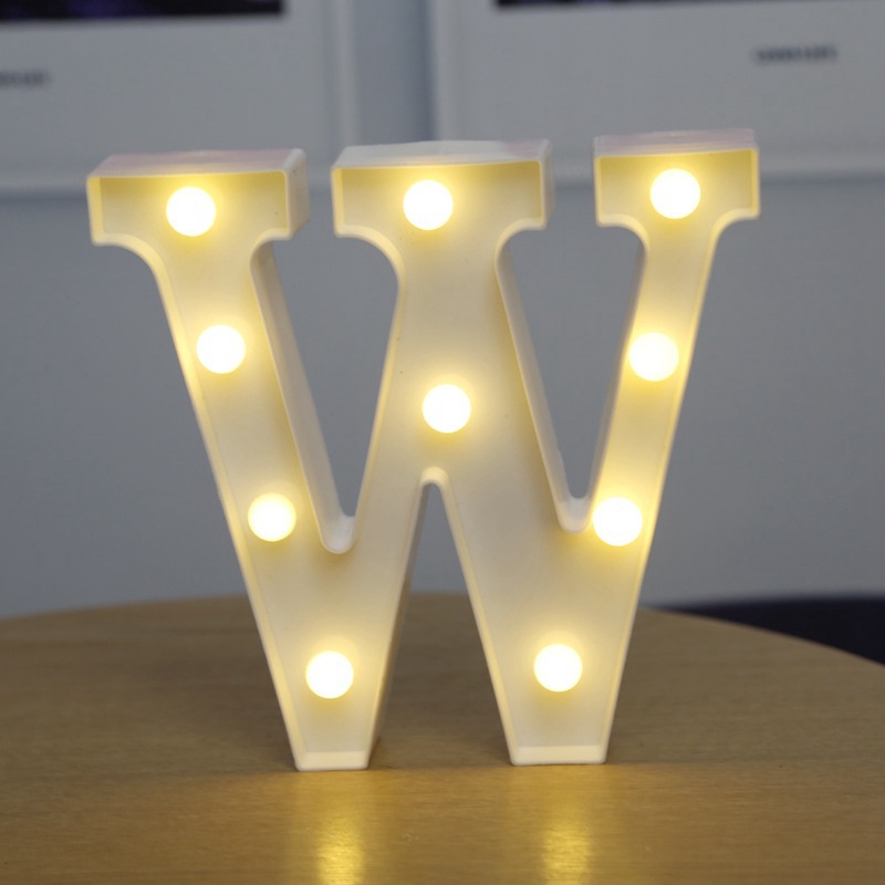 【Fast Delivery】A-Z 3d Letter LED Alphabet Decor Lamp Letter Light Party ...
