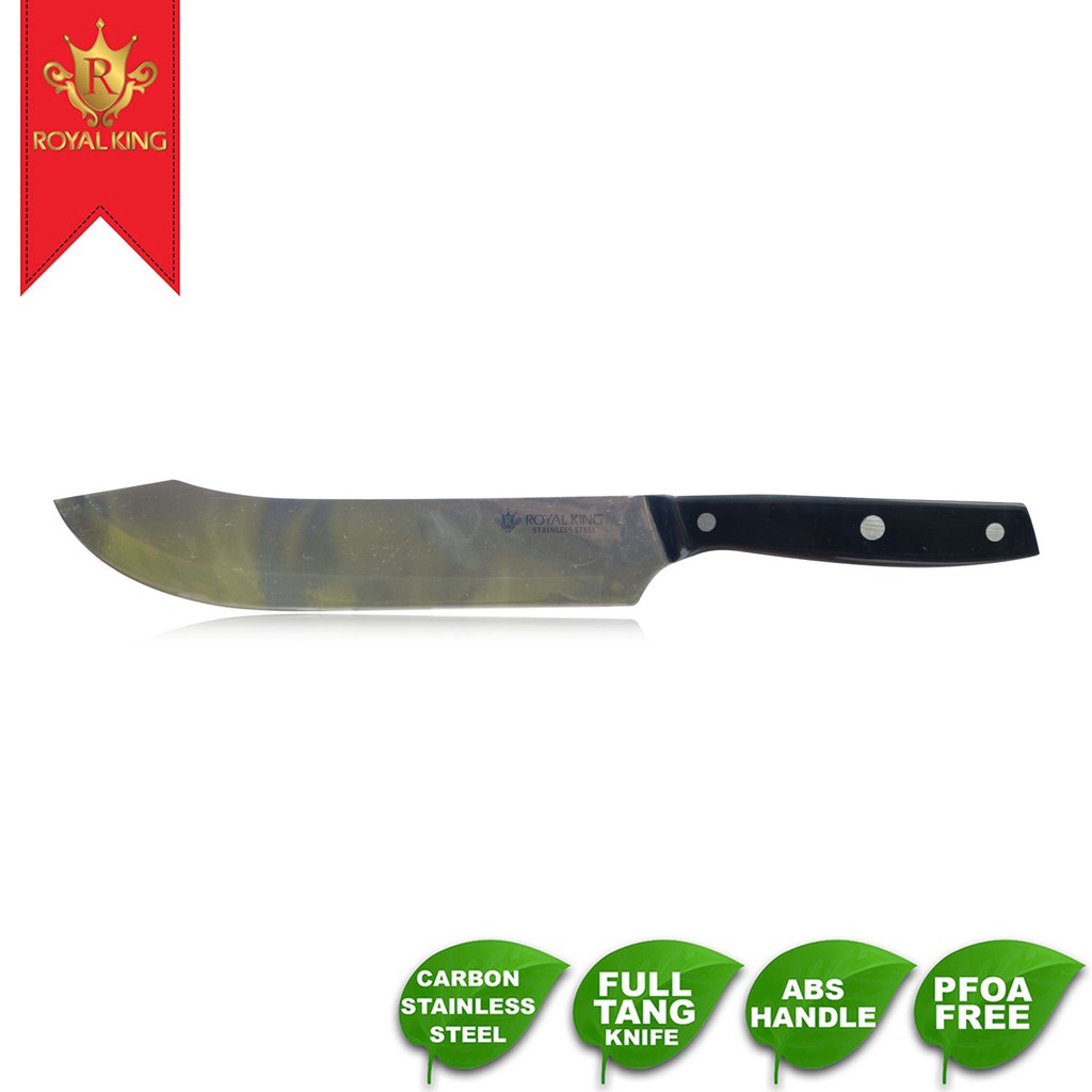 Royal King 8" Stainless Steel Butcher Knife | Shopee Philippines