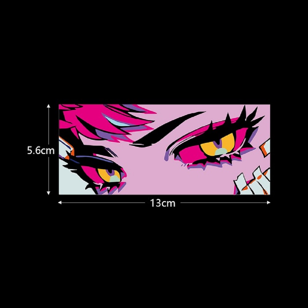 JDM Two-dimensional Yeah girl Reflective Sticker Pink Beauty Decal Jdm ...