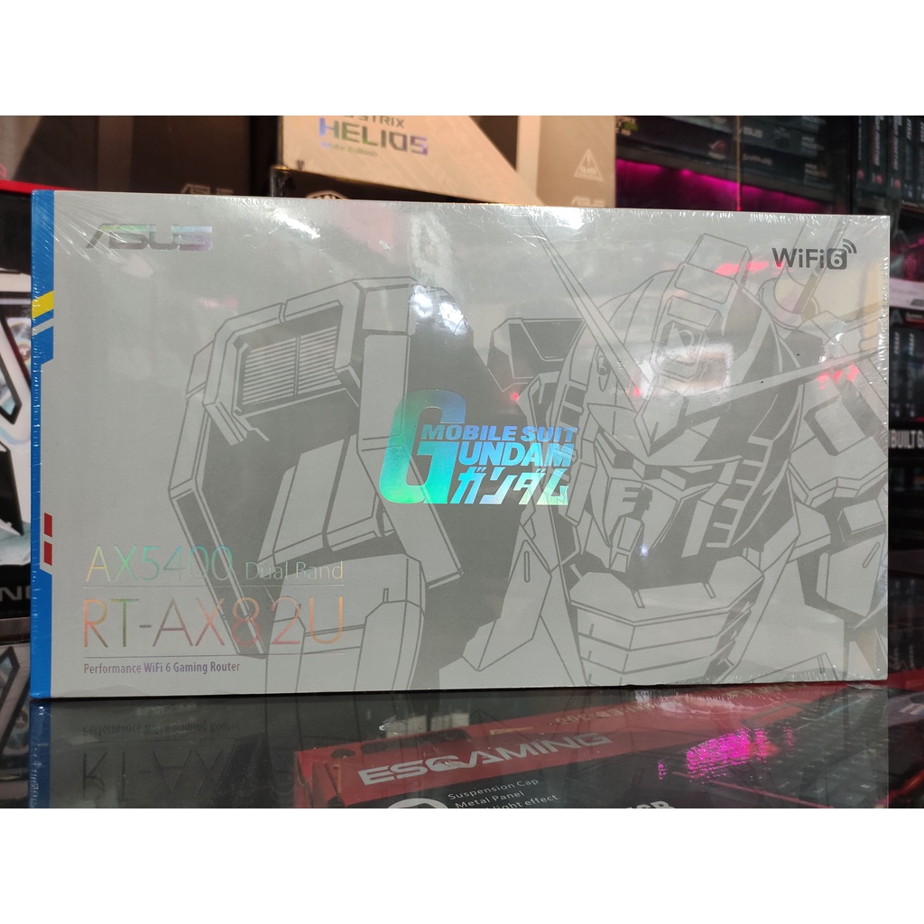 ASUS RT-AX82U GUNDAM EDITION AX5400 Dual Band WiFi 6 Gaming Router Mesh ...