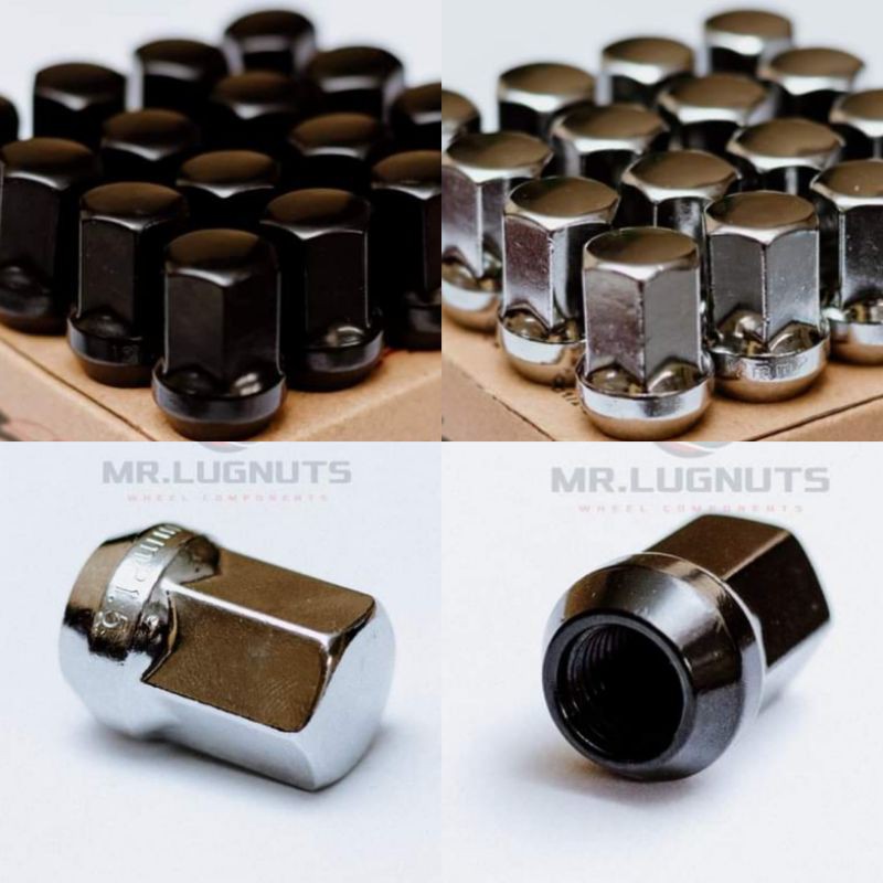 17mm Hex Lug Nuts for Car Wheels - M12x1.25 & M12x1.5 - 30mm Length ...