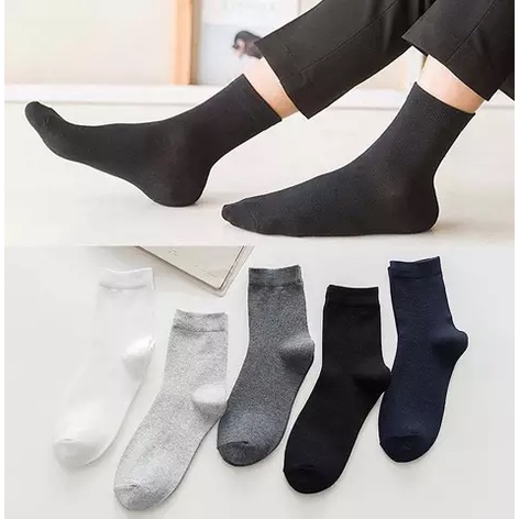 Plain OFFICE WORK FORMAL MEN'S SOCKS | Shopee Philippines