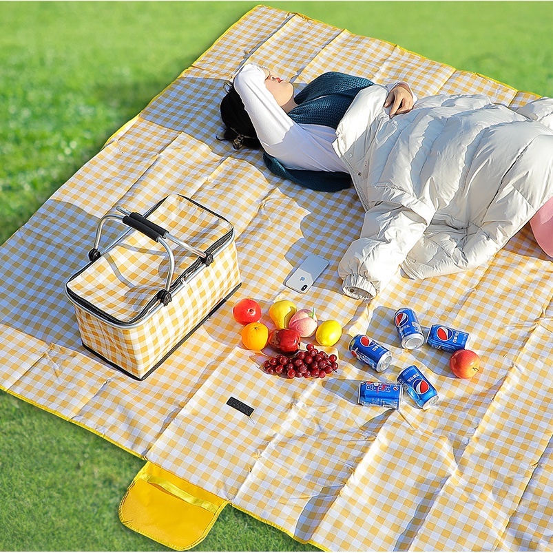 2022 Latest Picnic Mat Outdoor Blanket Waterproof Sandproof Beach Mat ...