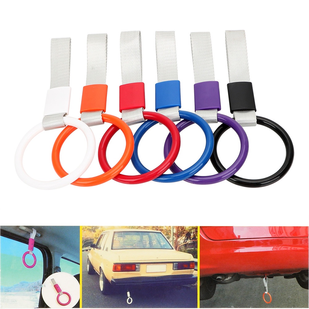Round Car Interior Pull Ring Subway Train Bus Handle Strap Charm Drift ...