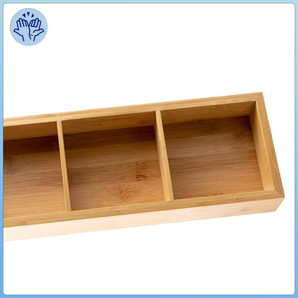 Wood Serving Tray Divided Platter with Compartment Appetizer Organizer ...