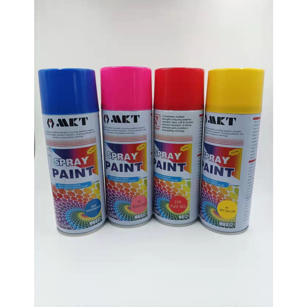 MKT Spray Paint 450ml High Gloss Strong Adhesion Durable Color For ...