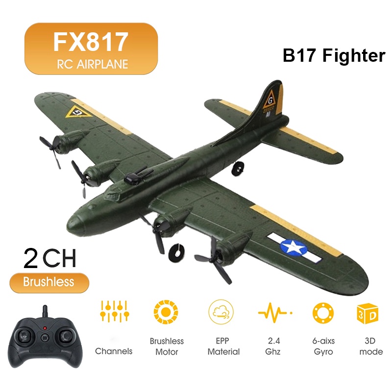 FX817 Remote-Controlled Aircraft B17 Air Fortress Fighter Drop ...