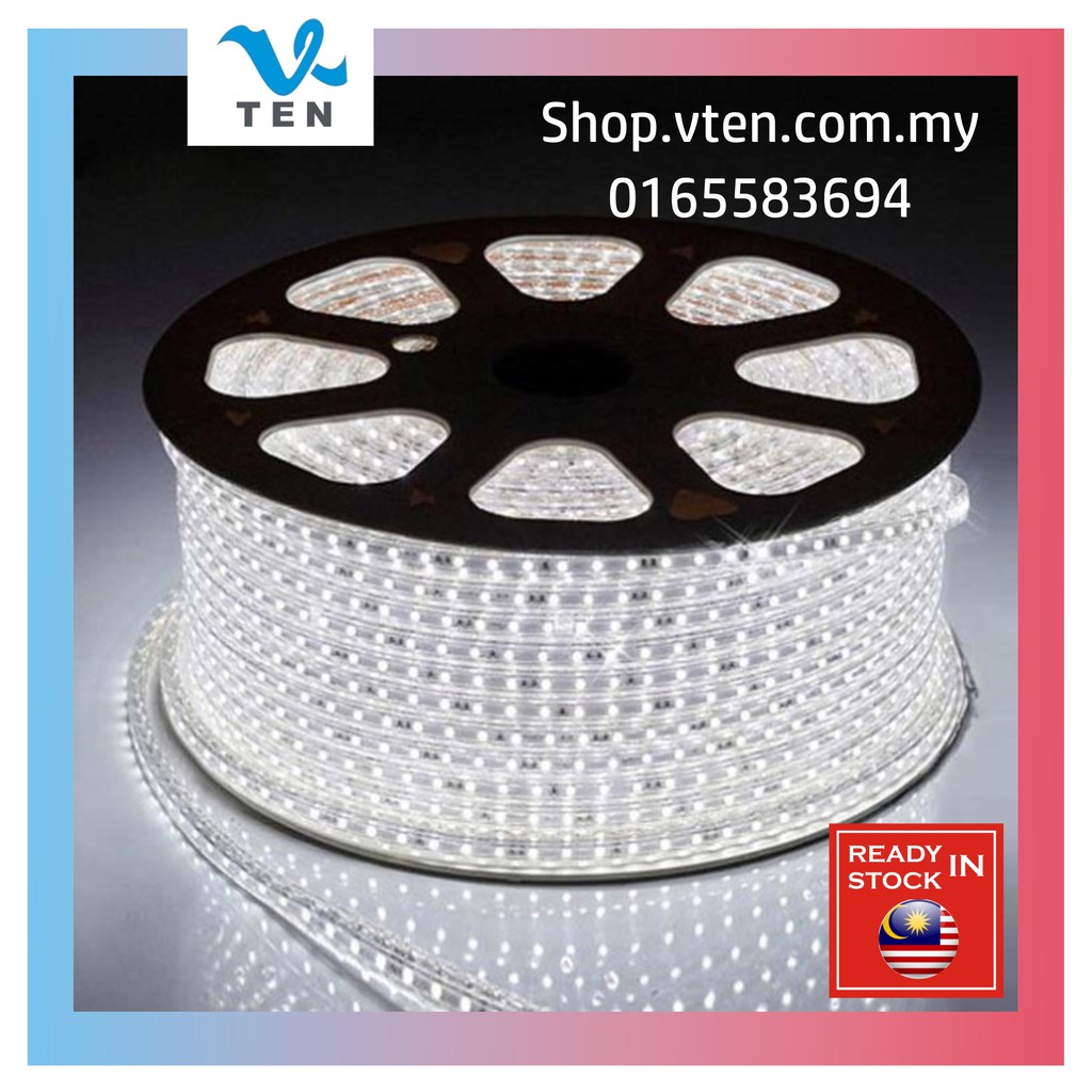 IP65 31~50meter AC240V white Double Row LED Strip Light Restaurant Food ...
