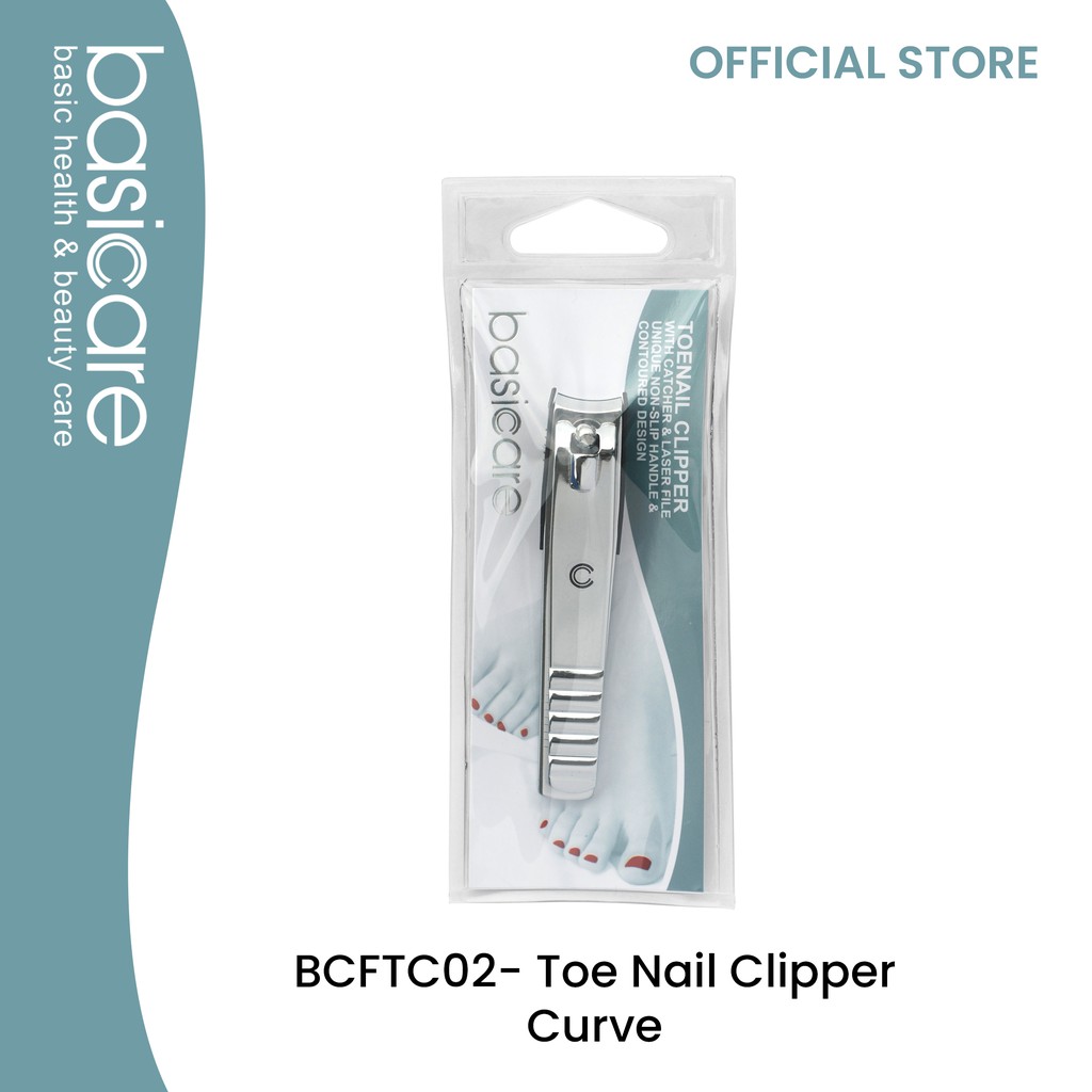 Basicare Bc Toe Nail Clipper - Curved BCFTC02 | Shopee Philippines
