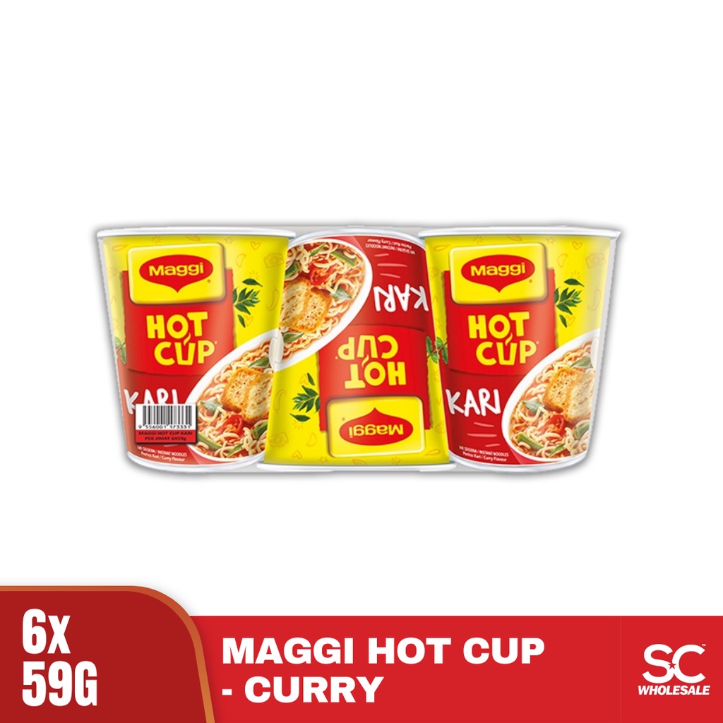 MAGGI Hot Cup - Curry (59g x 6 cups) | Shopee Philippines