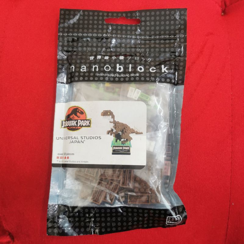 Nanoblock jurassic park raptor universal studios japan nano bloks 100 ...