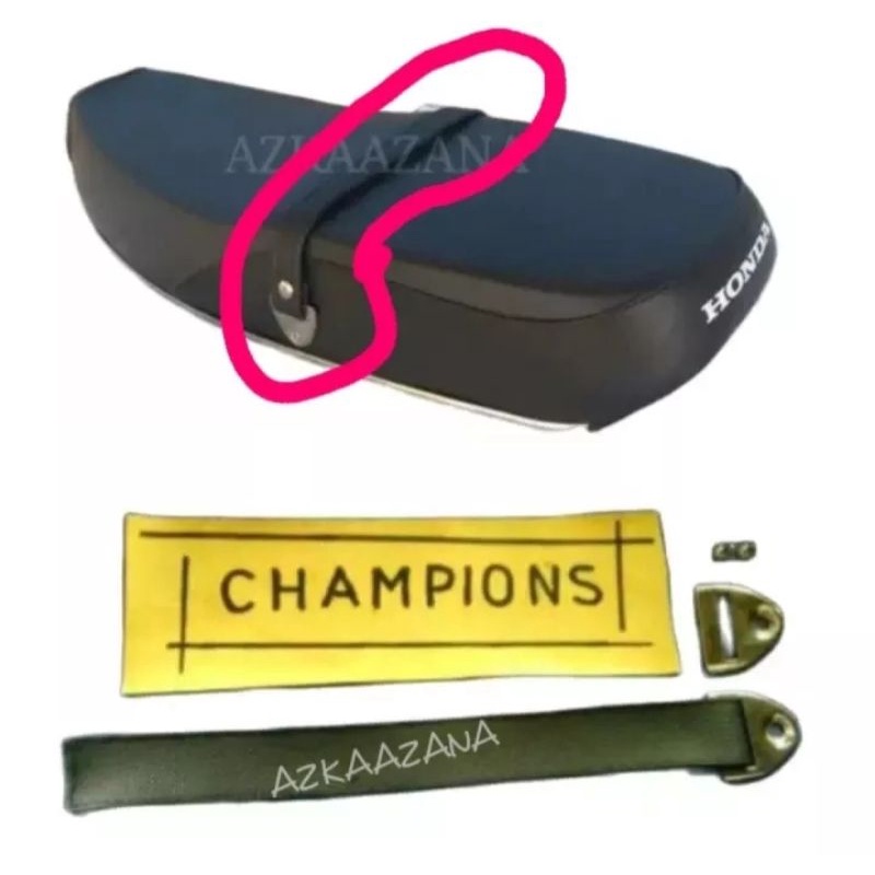 Universal CB C70 GL MAX PRO VESPA MOTORCYCLE SEAT STRAP BELT | Shopee ...