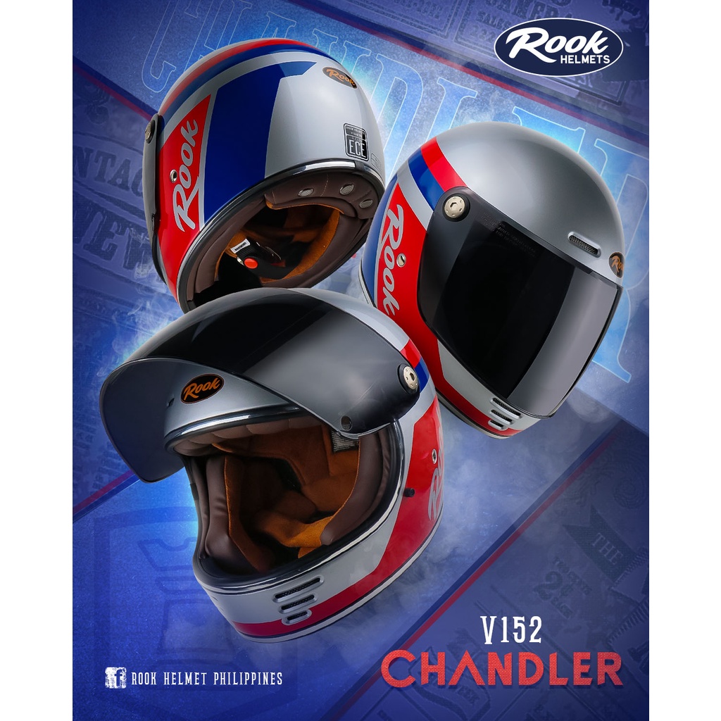 ROOK HELMET CLASSIC V152 GRAPHIC COLORS | Shopee Philippines