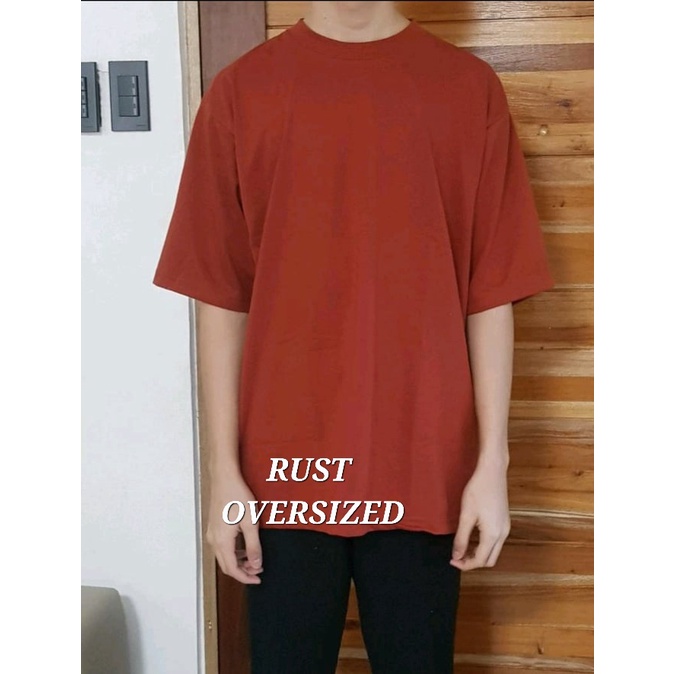 AIIZ / A2Z OVERSIZED Korean Inspired Shirt Unisex (RUST) | Shopee ...