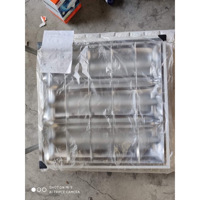 T8 LOUVER HOUSING WHIT LED TUBE LIGHT MOUNTED LED GRILLED LUMINAIRE ...
