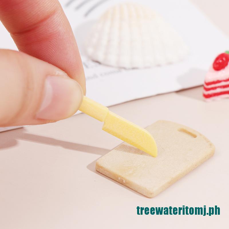 new-1-12-dollhouse-miniature-kitchen-food-knife-chopping-block-set
