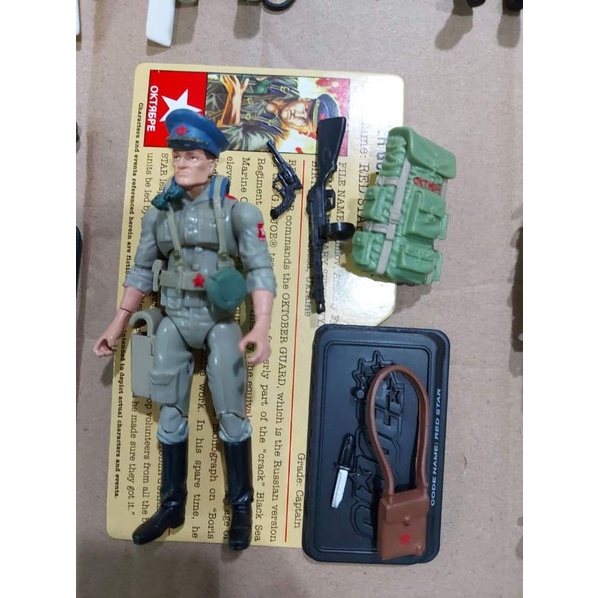 Hasbro GI Joe 25th Anniversary comic pack Red Star Oktober Guard ...