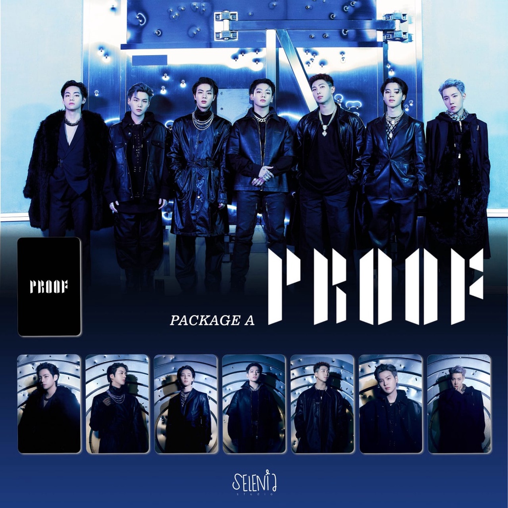 Kpop PREMIUM PHOTOCARD Package - BTS "PROOF" set full member jin ...