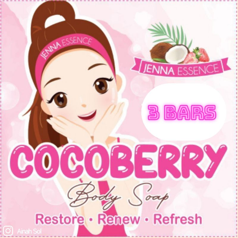 COCOBERRY SOAP TRIO PACK (3 BARS) | Shopee Philippines