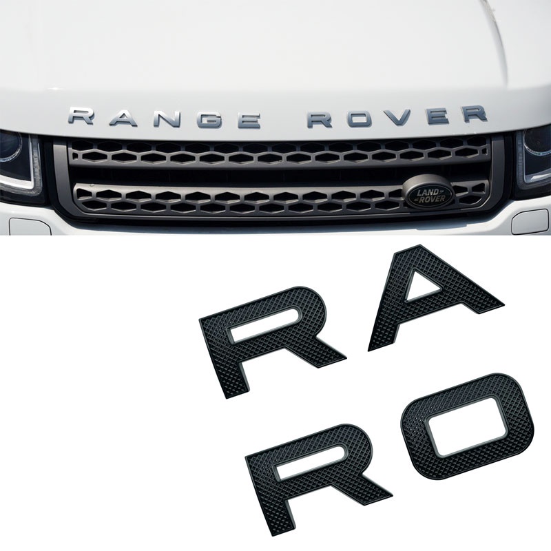 Top ABS Emblem Car Styling Hood Trunk Letters Logo Sticker For LAND ...
