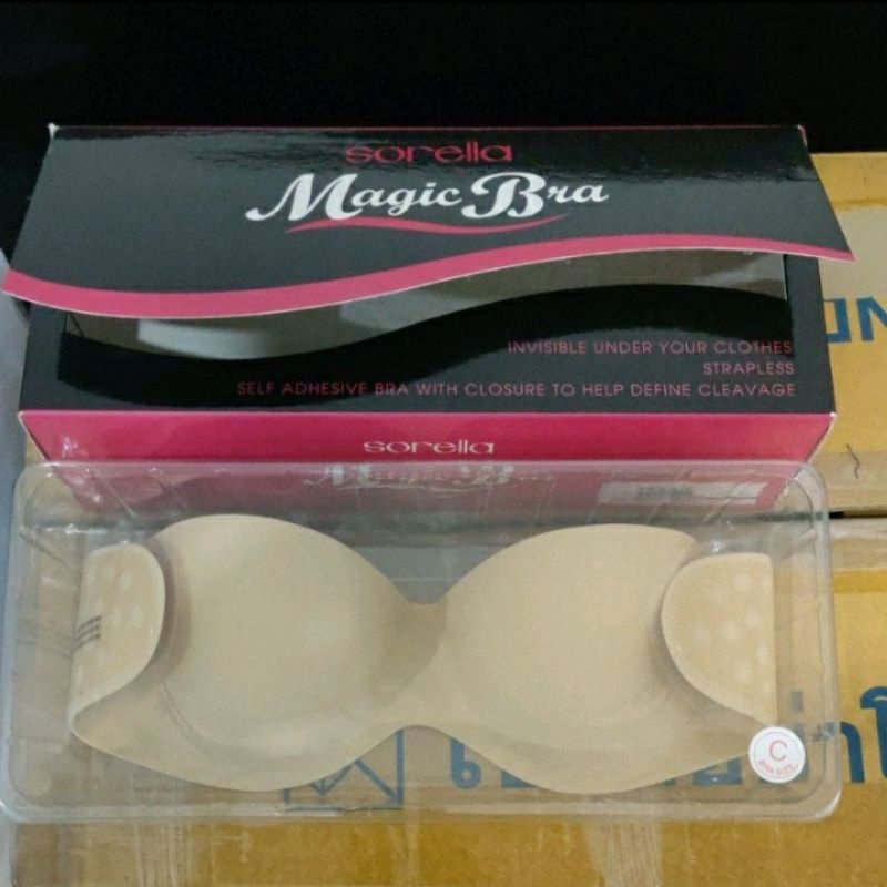 Sorella Magic Bra Silicon Invisible Cup C (Party Stick-On Bra) | Shopee ...