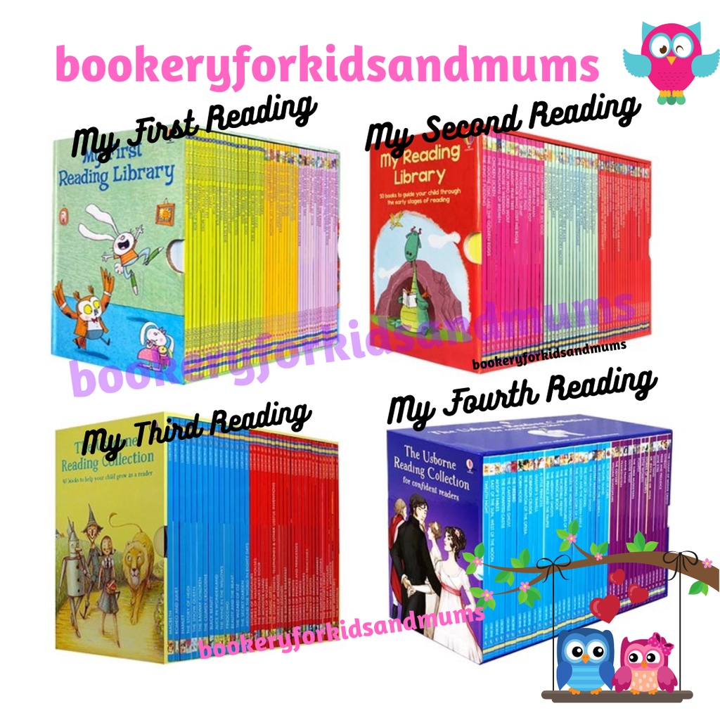 Usborne Reading Library series 1-4 (box set) brand new softcovers ...