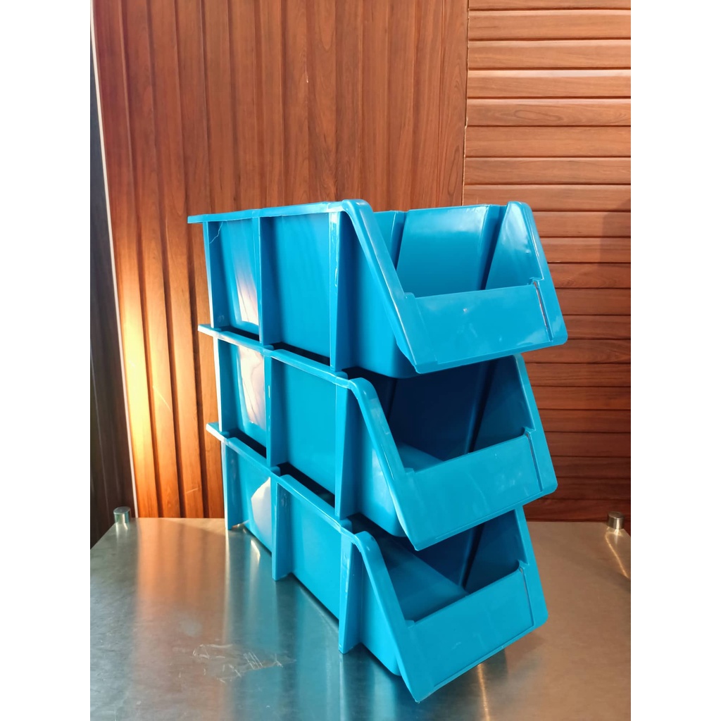 Stackable Bin Boxes Storage Organizer #354 (XL) | Shopee Philippines