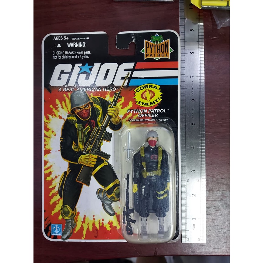 GI Joe 25th Anniversary Cobra Python Patrol Officer SEALED | Shopee ...