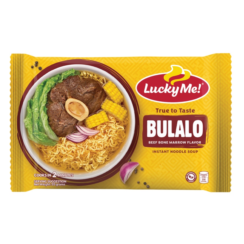 Lucky Me! Instant Noodle Soup Bulalo 55G | Shopee Philippines