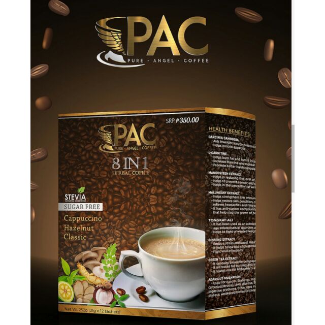 Original Herbal Coffee 8 in 1 by Pure Angel Coffee | Shopee Philippines