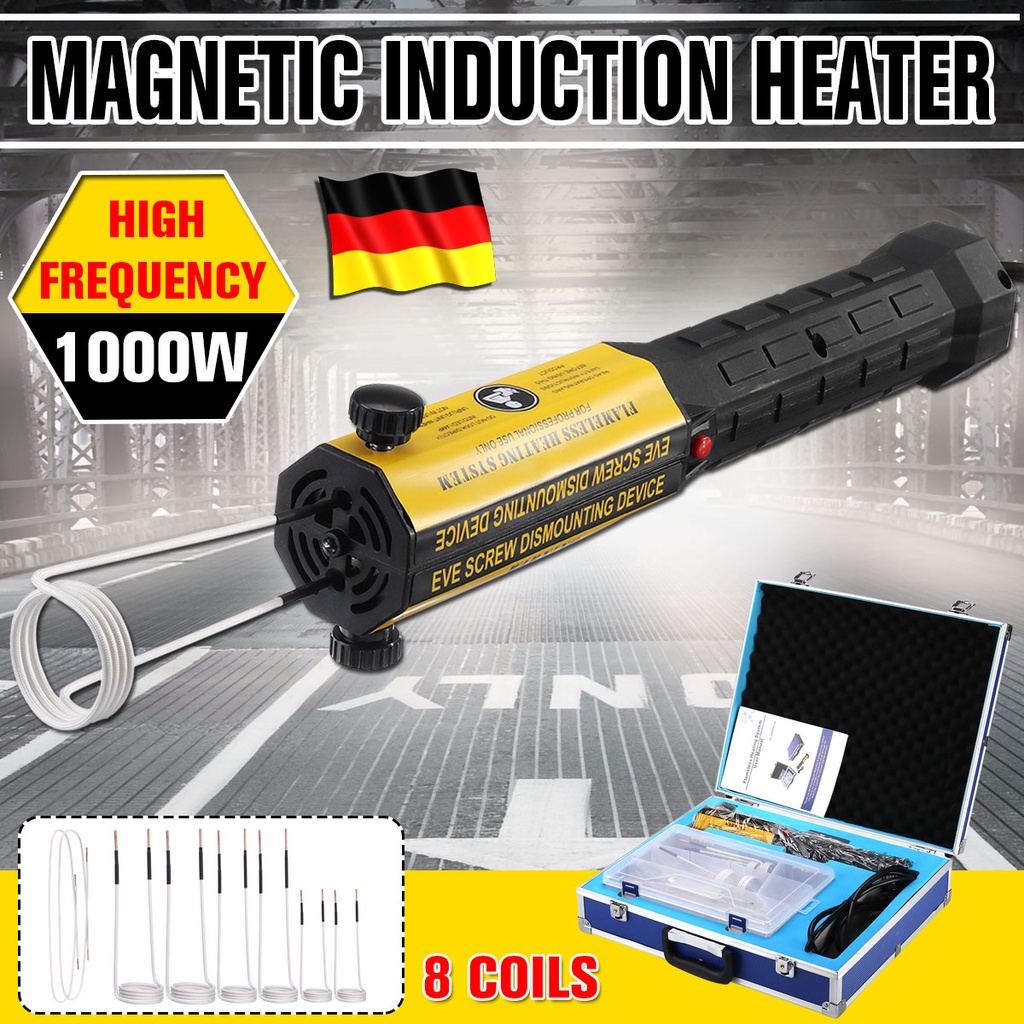 220V 1000W Flameless Magnetic Induction Heater Bolt Remover Car Repair ...