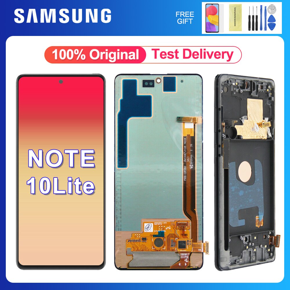 6.7" Original Screen For Samsung Galaxy Note 10 Lite N770 N770F LCD ...