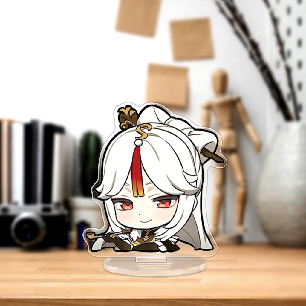 Mica keychain printed with Anime Ningguang from Genshin impact to ...