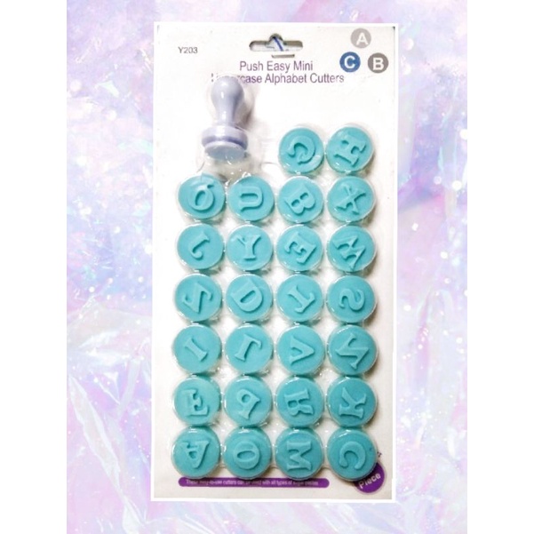 Push Easy Mini Stamp Uppercase Alphabet Cutters | Shopee Philippines