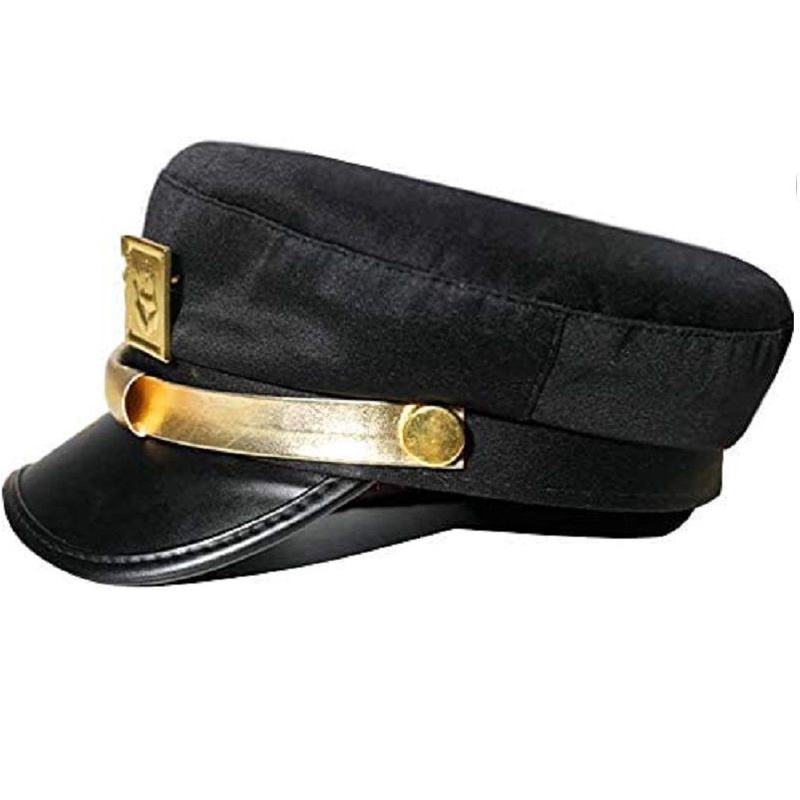 Jojo Bizarre Anime Adventure Hat Kujo Jotaro Military Army Cosplay Cap ...