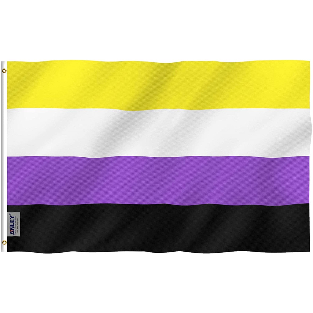 Anley Non-Binary Pride Flag 90x150cm | Shopee Philippines