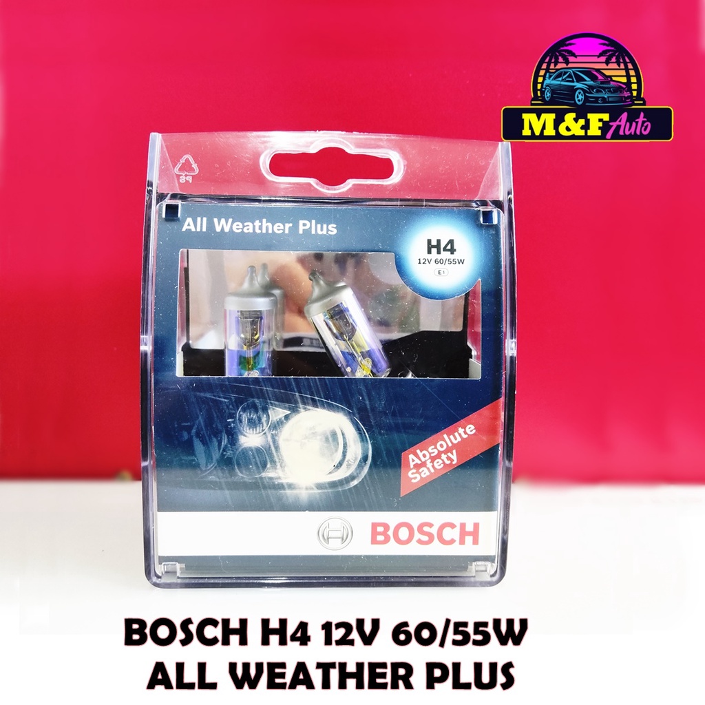 BOSCH ALL WEATHER H4 12V 60/55W HALOGEN BULB (MADE IN SOUTH KOREA ...