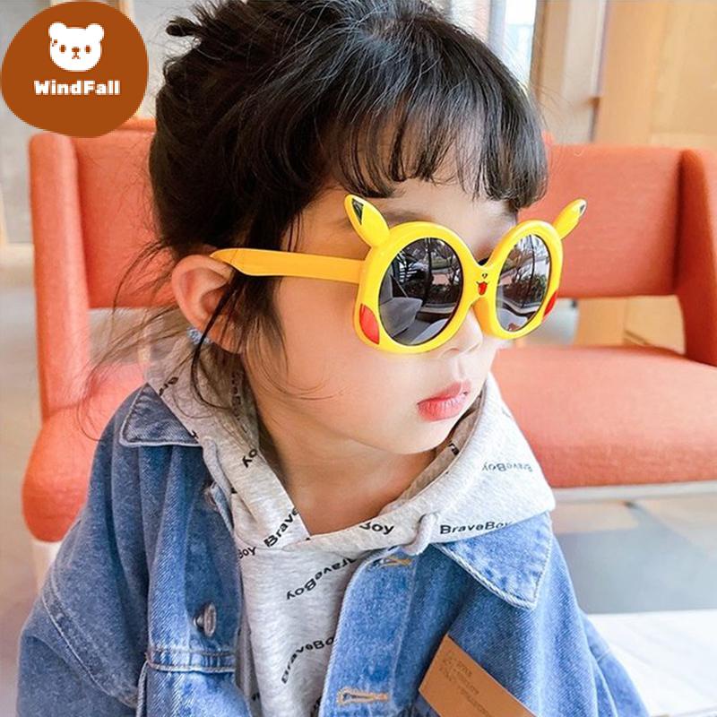 Pikachu Cartoon Sunglasses Children's Sunshade Polarized UV Protection Sunglasses WF | Shopee ...