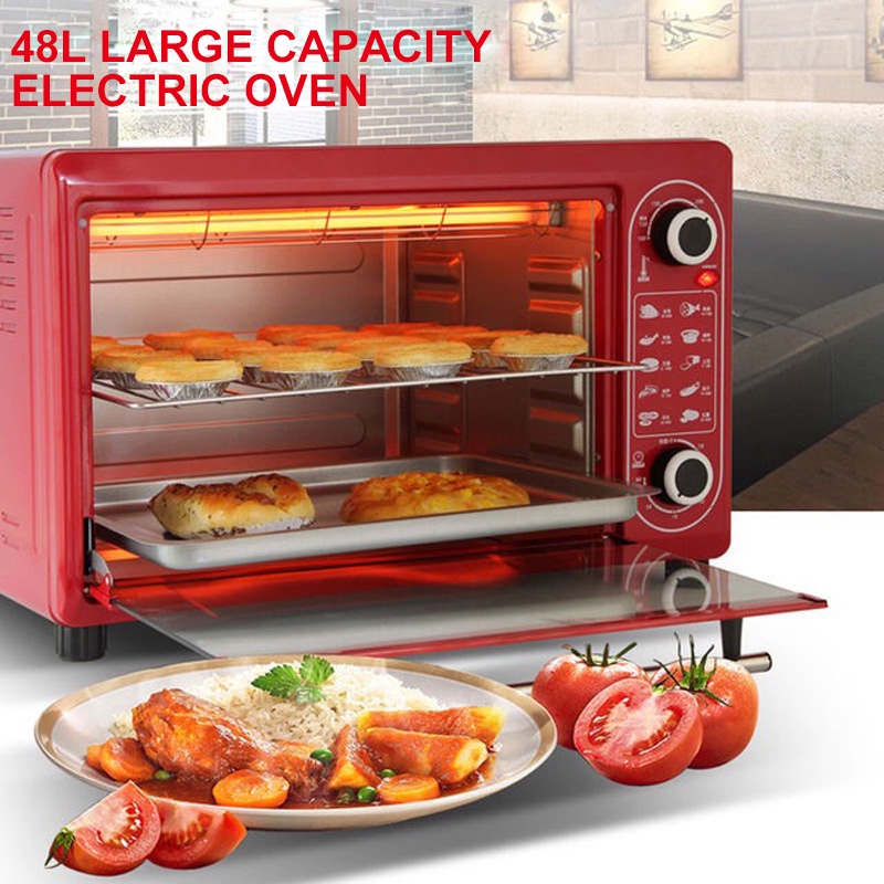 BOAI 48L Electric Oven Large Capacity Multifunctional Home Baking Oven ...