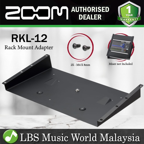 Zoom RKL-12 Rack Mount Adapter for LiveTrak L-12 or L-20 Digital Mixer ...