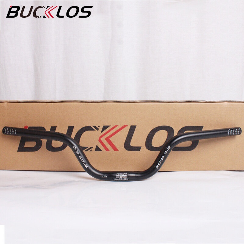 BUCKLOS BMX 4" Rise Handlebar Mountain Road Bicycle Aluminum Alloy ...