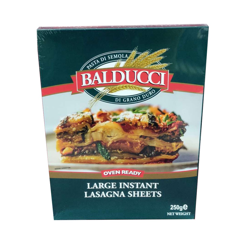 Balducci Large Instant Lasagna Sheets 250g | Shopee Philippines