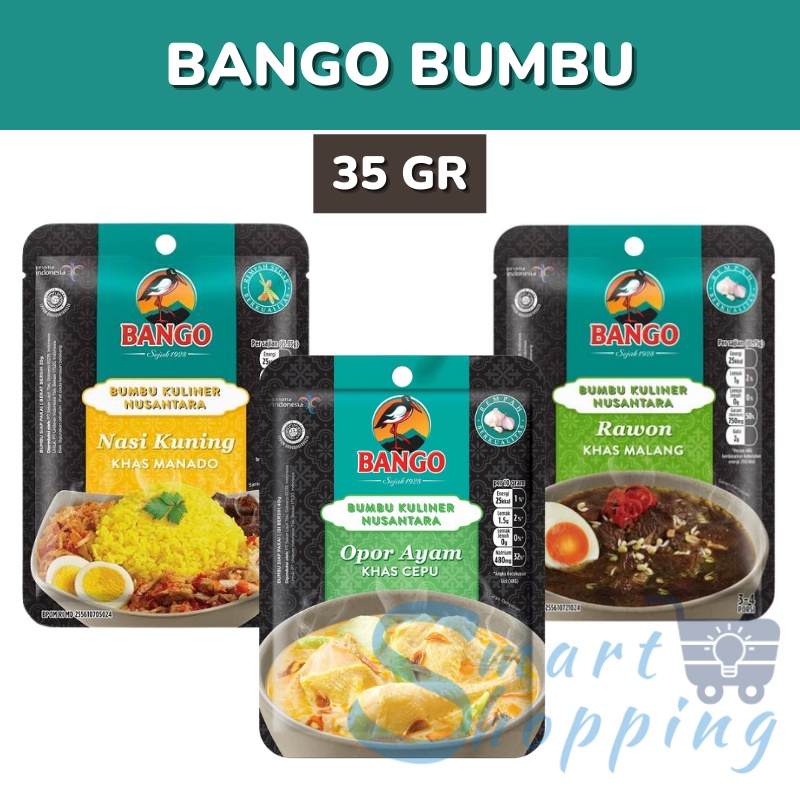 BANGO BUMBU READY TO USE 35 GR / BUMBU COOKED / BANGO / 35 GR | Shopee ...