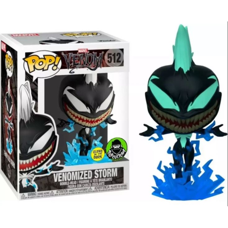 Venomized Storm # 512 Funko Pop Popcultcha Exclusive GITD (Box: 7.5-8/ ...