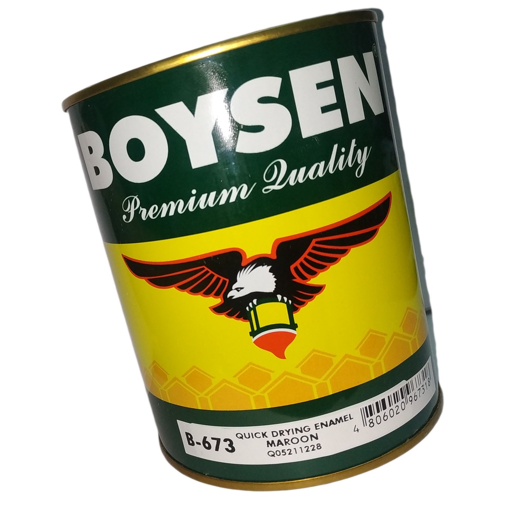 ( 1 LITER ) BOYSEN QDE MAROON B-673 FOR WOOD AND METAL === 1 LITER ...