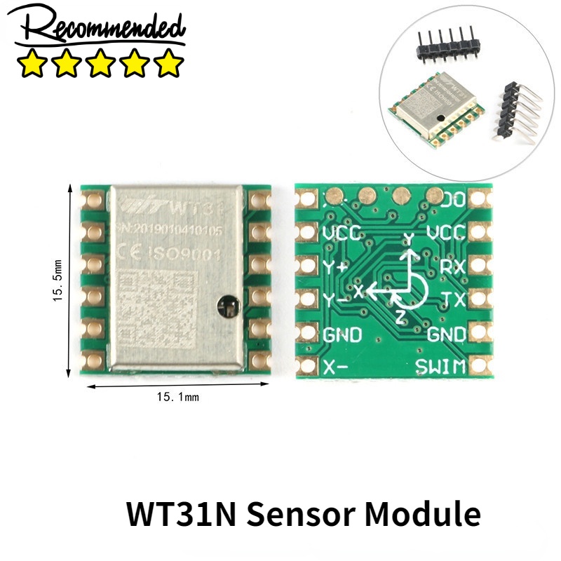 WT31N 3-axis Accelerometer Angle and Attitude Sensor Module Serial ...