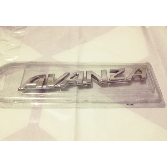 Avanza Chrome Plated Car Emblem | Shopee Philippines